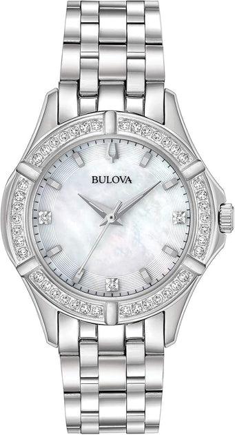 BULOVA Diamond Classic Collection Link Watch – Sparkles Jewelry